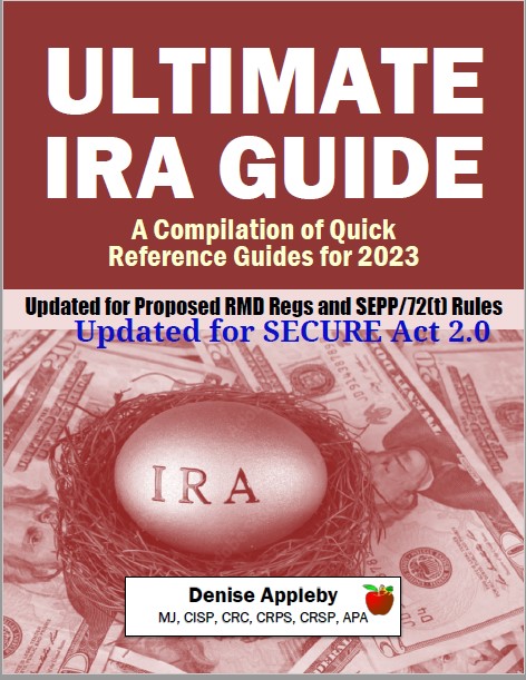 2023 IRA Quick Reference Guide Booklet: Hard Copy.