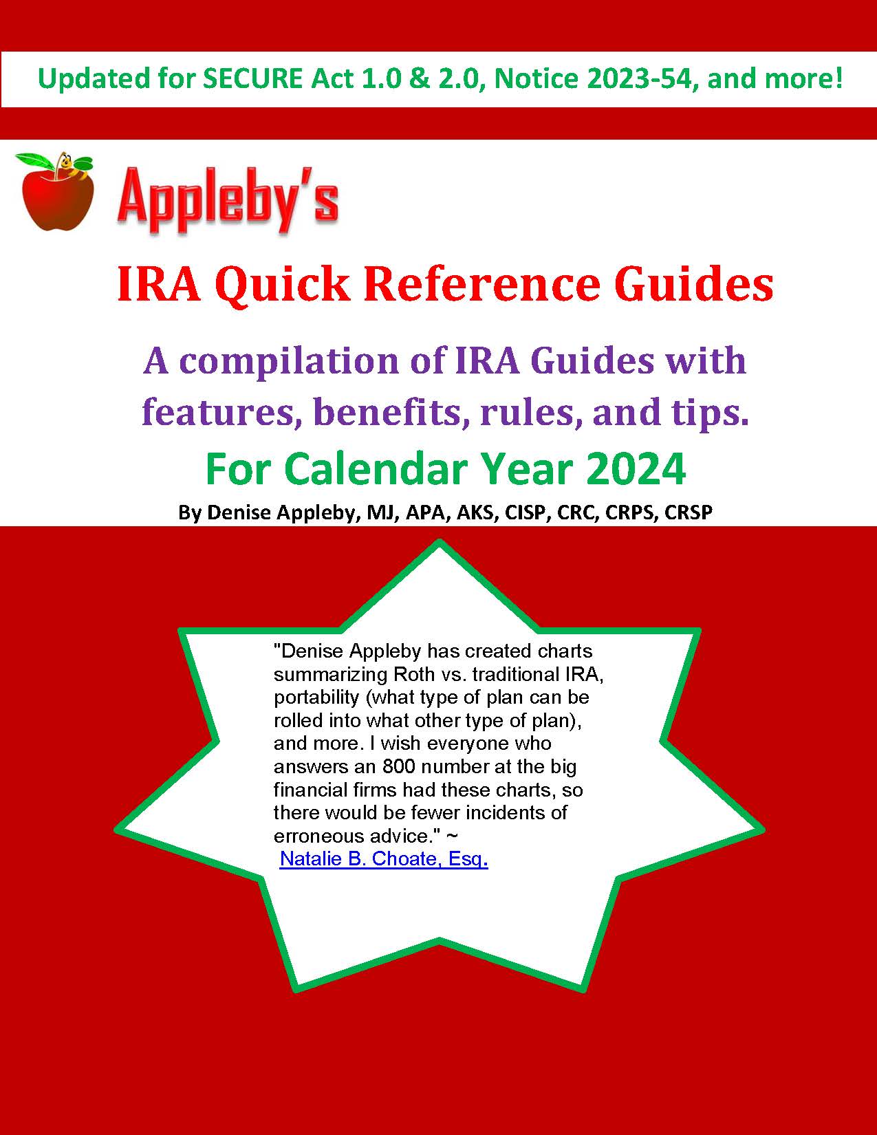 Quick Reference Guides/Books/Booklets